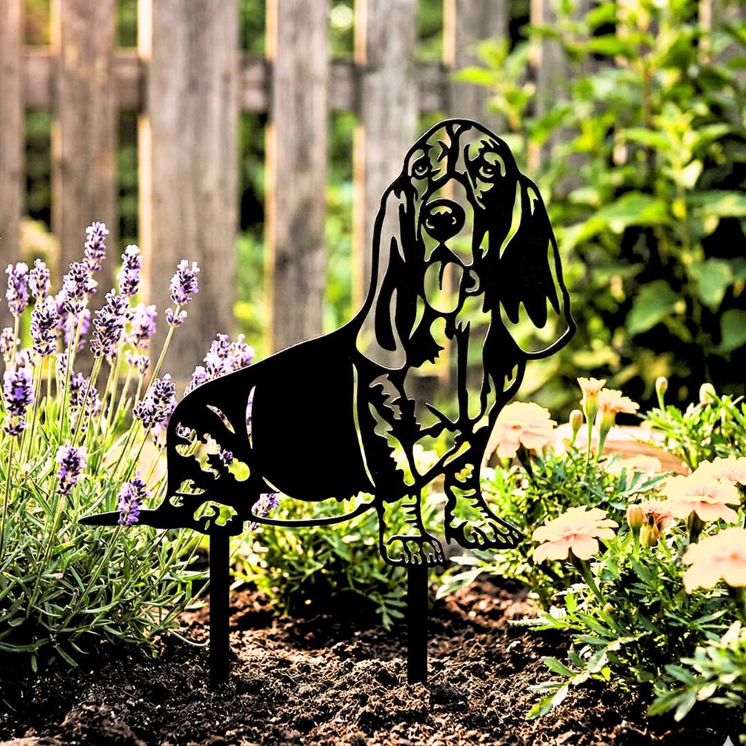 Basset Hound | Garden Decor – Art on Steel