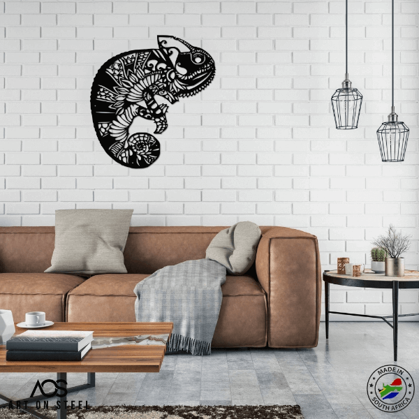 Chameleon Metal Wall Art