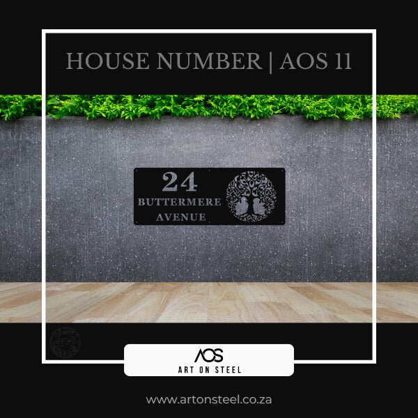 Custom House Numbers | Art on Steel