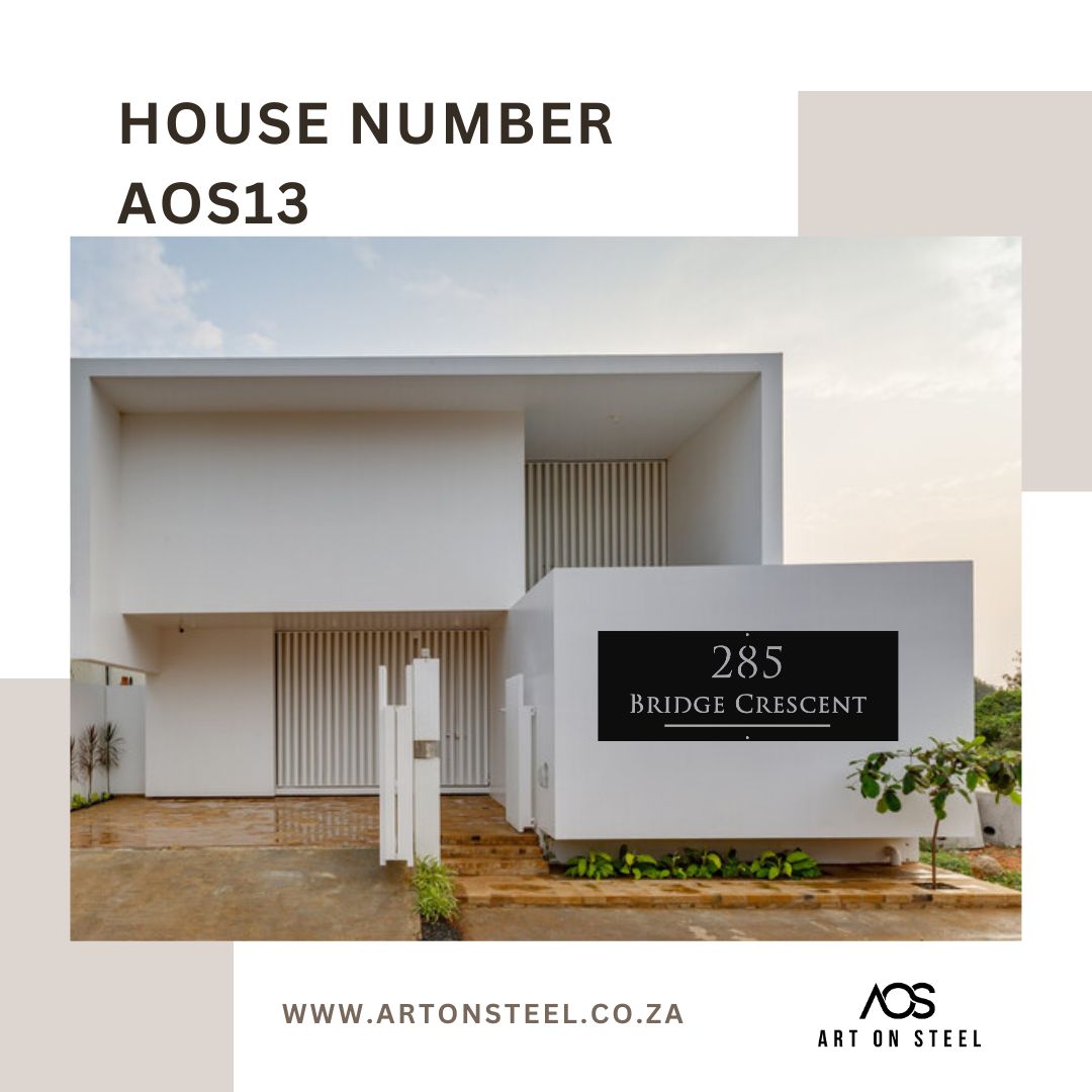 Custom House Numbers | Art on Steel
