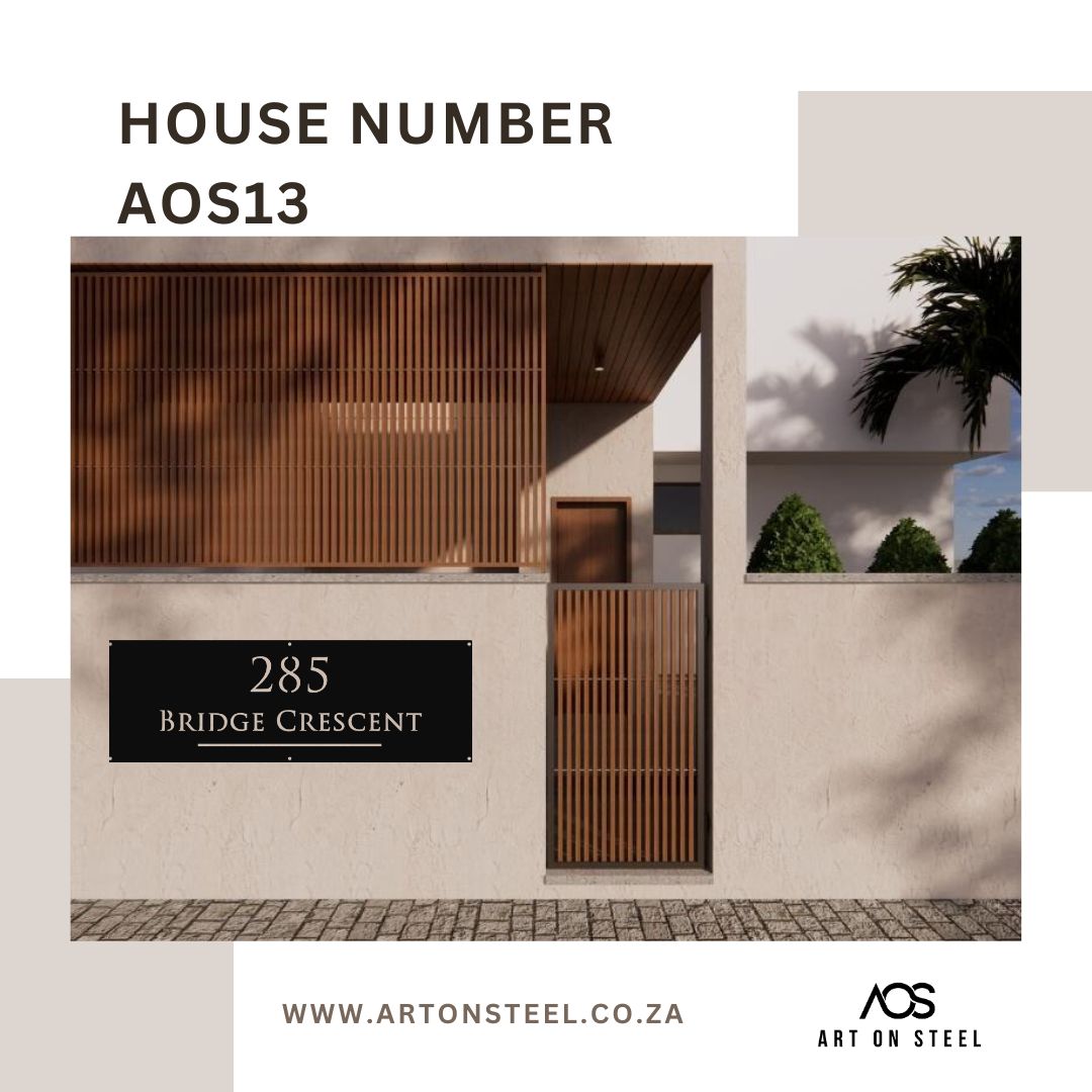 Custom House Numbers | Art on Steel