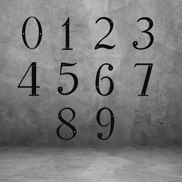 Custom House Numbers | Art on Steel