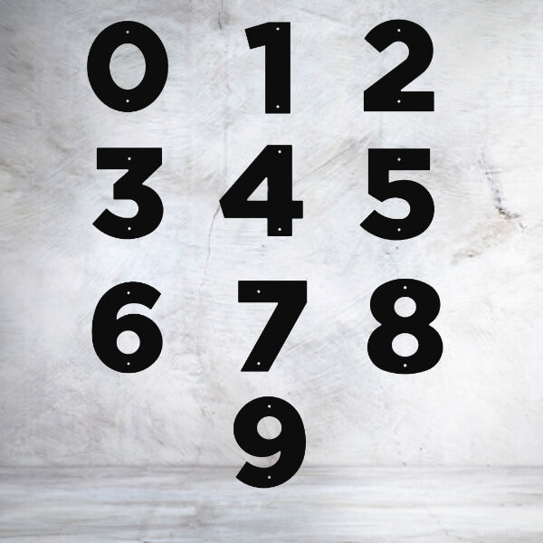 Custom House Numbers | Art on Steel